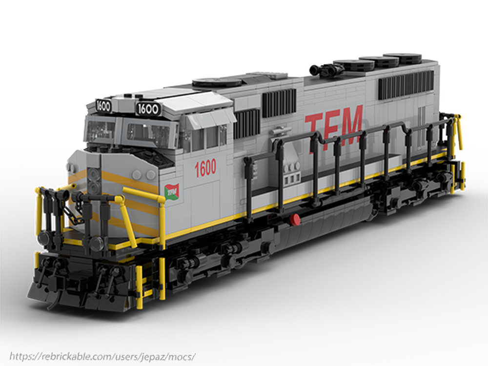 LEGO MOC TFM SD70MAC by jepaz | Rebrickable - Build with LEGO