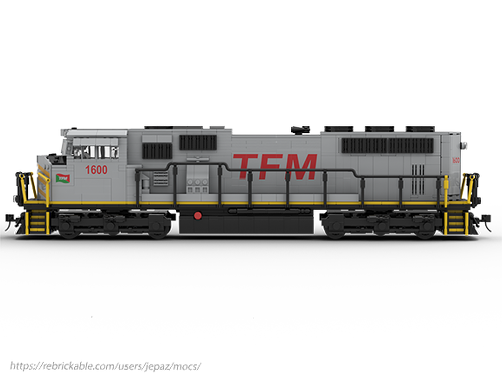 LEGO MOC TFM SD70MAC by jepaz | Rebrickable - Build with LEGO
