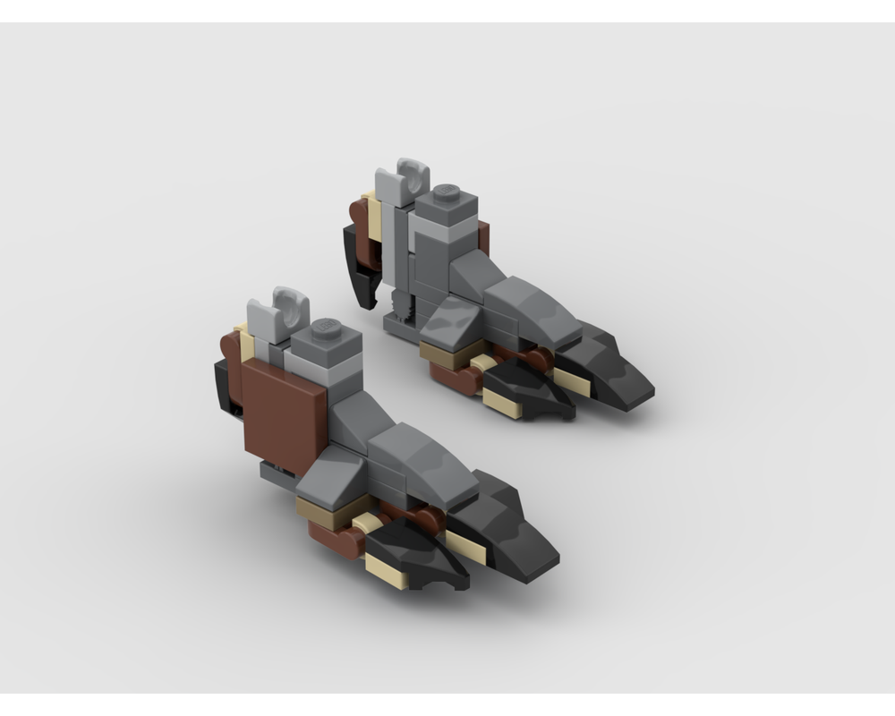 LEGO MOC 76956 T-Rex Breakout Feet Mod by AndrewG123 | Rebrickable ...