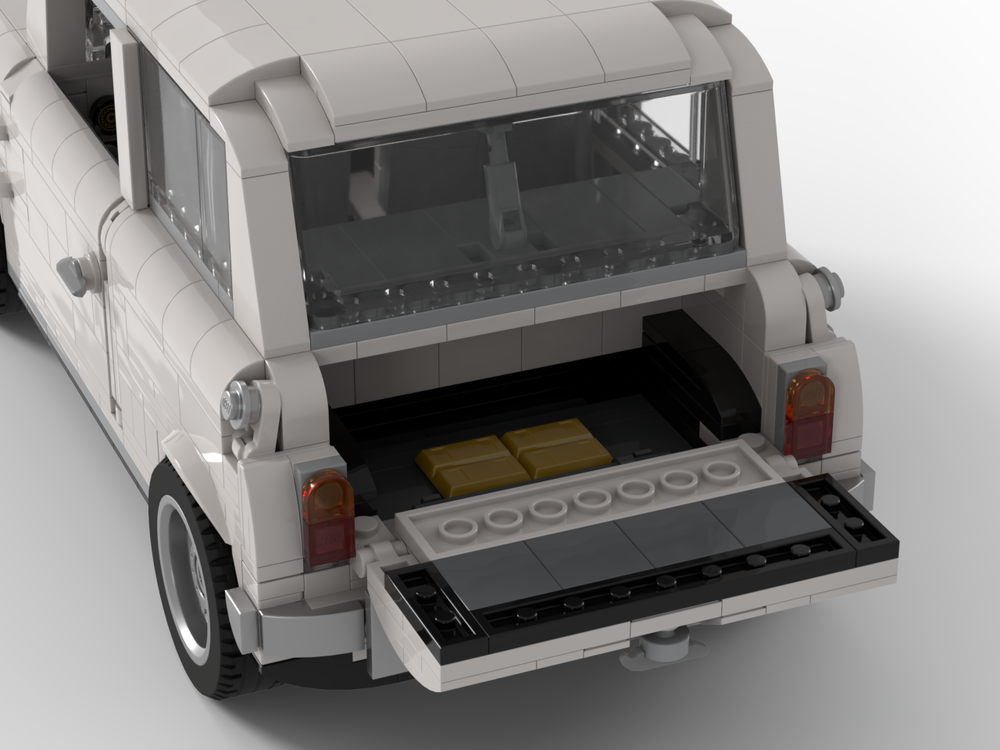 Lego Moc Classic Mini The Italian Job White By Linse Rebrickable