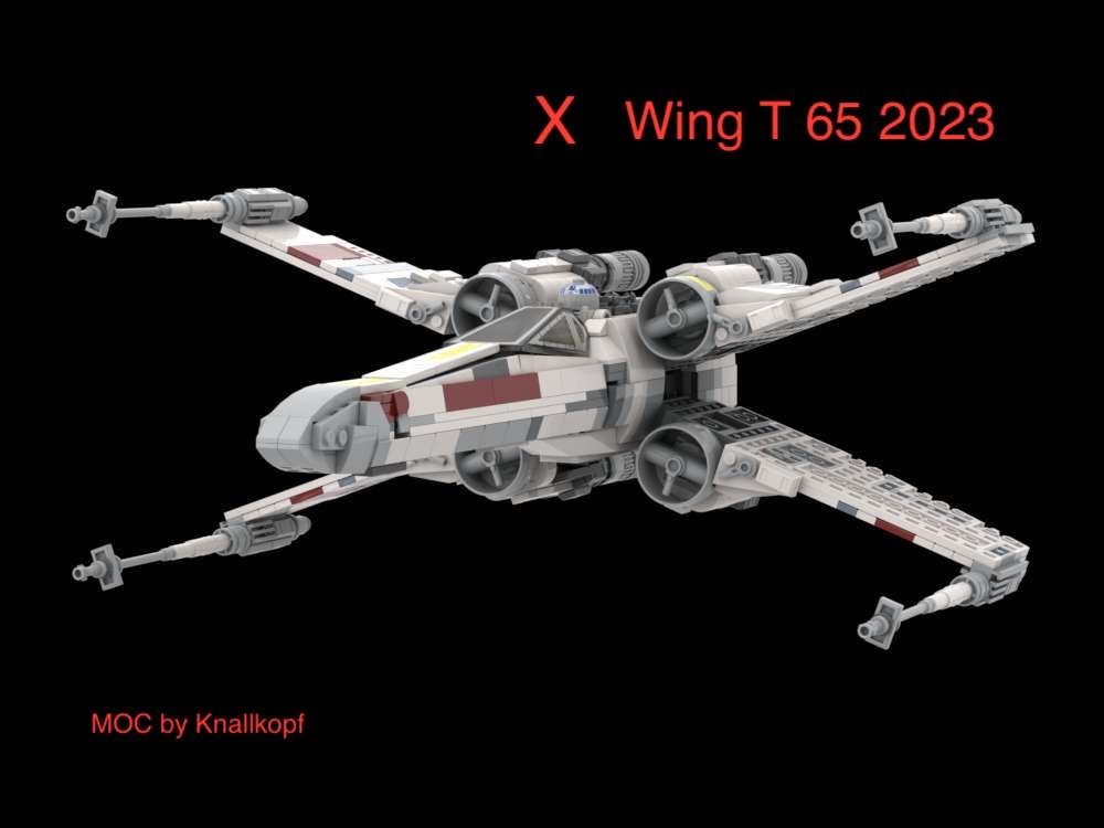 LEGO MOC X Wing T 65 2023 by Knallkopf | Rebrickable - Build with LEGO