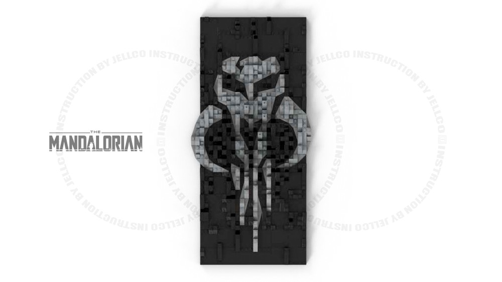 LEGO MOC The Planet Mandalore Background Stand(Mythosaur shape stand ...