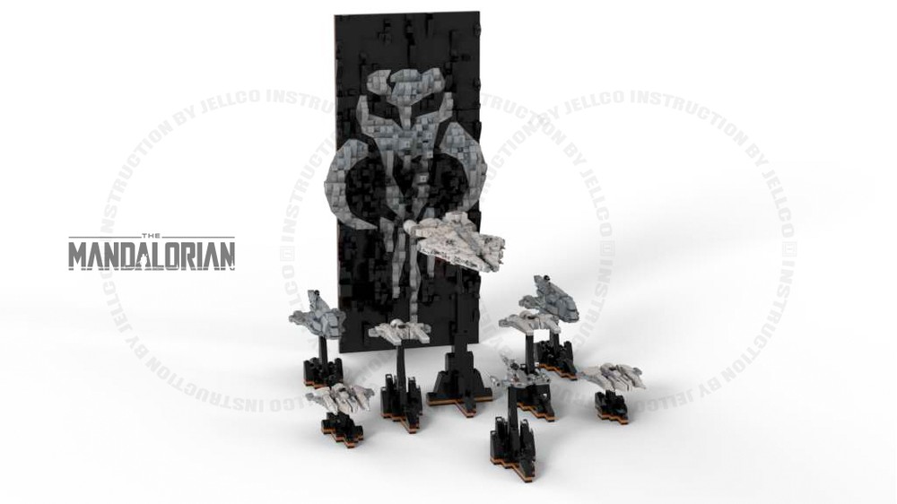 Lego Moc The Planet Mandalore Background Standmythosaur Shape Stand