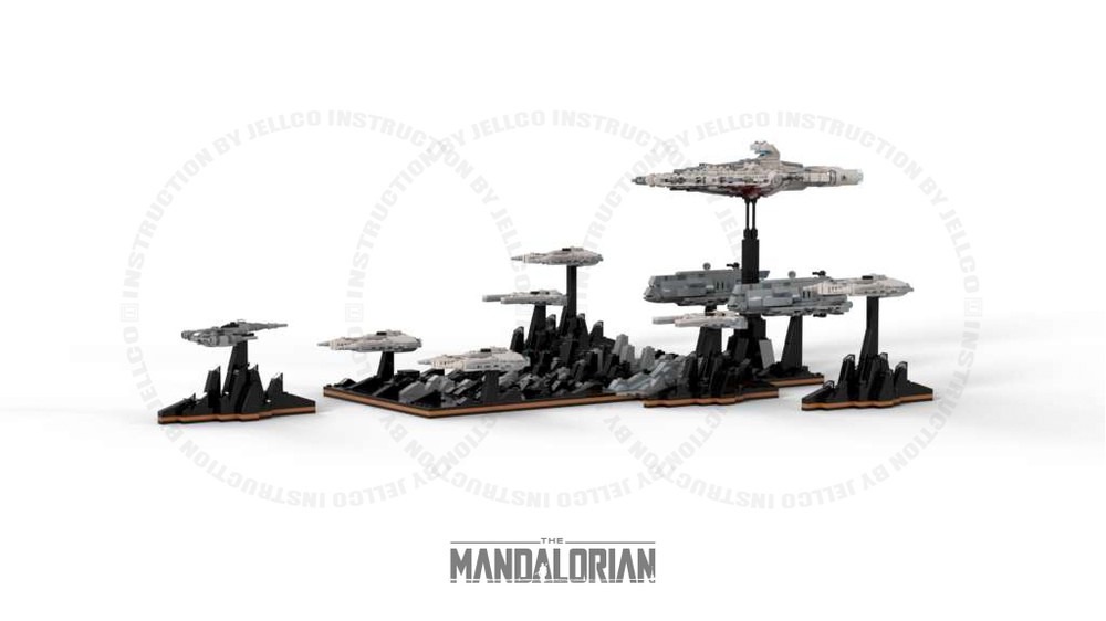 Lego Moc The Planet Mandalore Background Standmythosaur Shape Stand