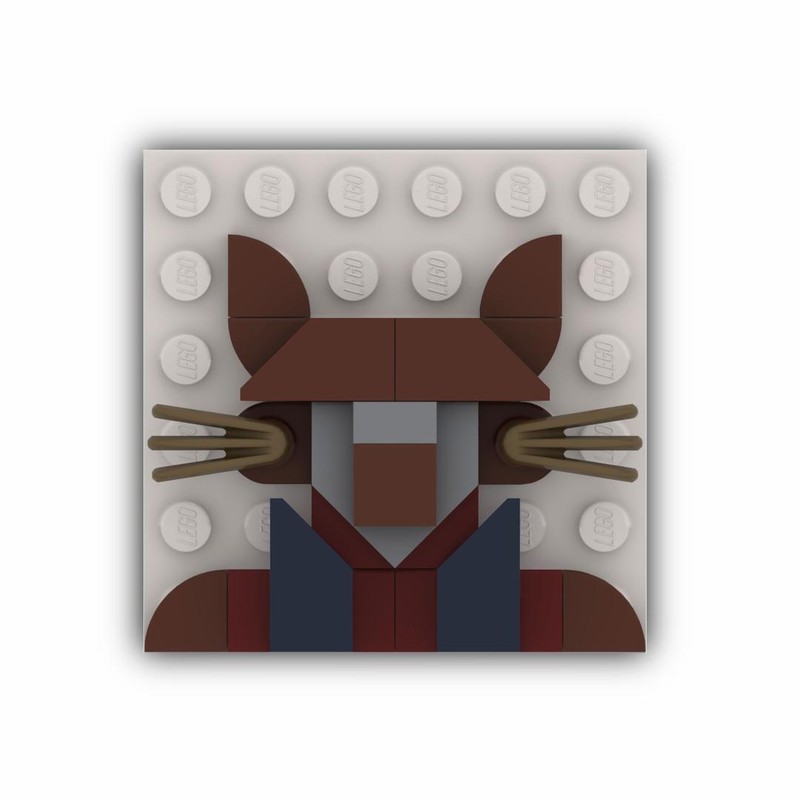 LEGO MOC Rocket Raccoon Mini Mosaic (Designed for LEGO X Levi's) by ...