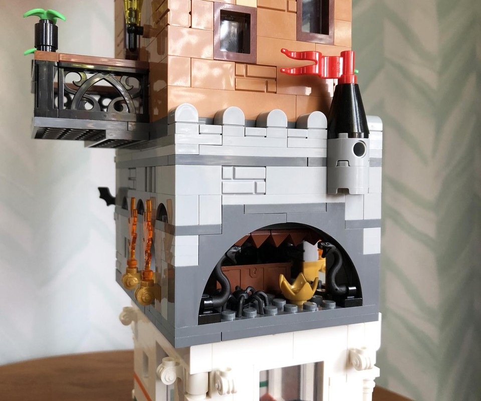 LEGO MOC Castle/Dungeon module for Ball Run Tower by phoester ...