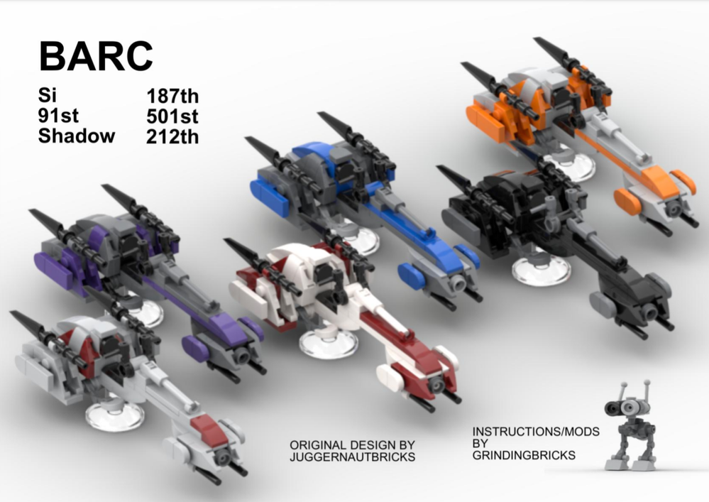 Lego Moc Barc Speeder By Grindingbricks Rebrickable Build With Lego