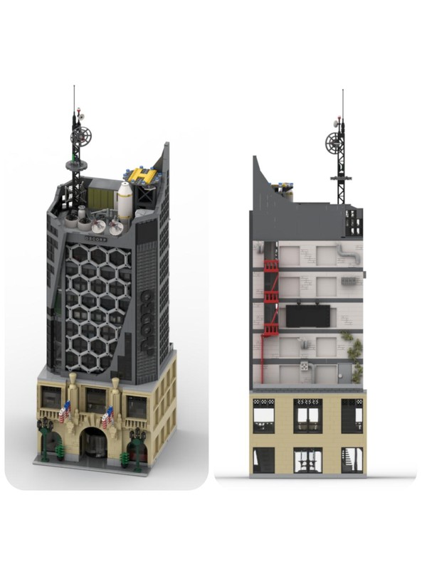LEGO MOC-146947 Amazing Spider-Man Oscorp Tower by Legofan21 ...