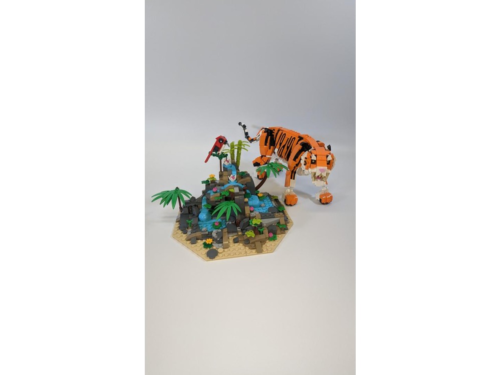 Lego Moc Majestic Tiger Expanded Habitat By Andrewfanoflego