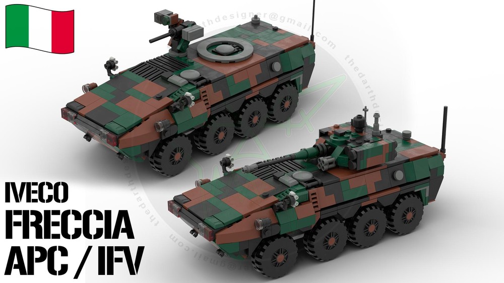 LEGO MOC Iveco FRECCIA | APC / IFV - 1:35 Scale by DarthDesigner ...