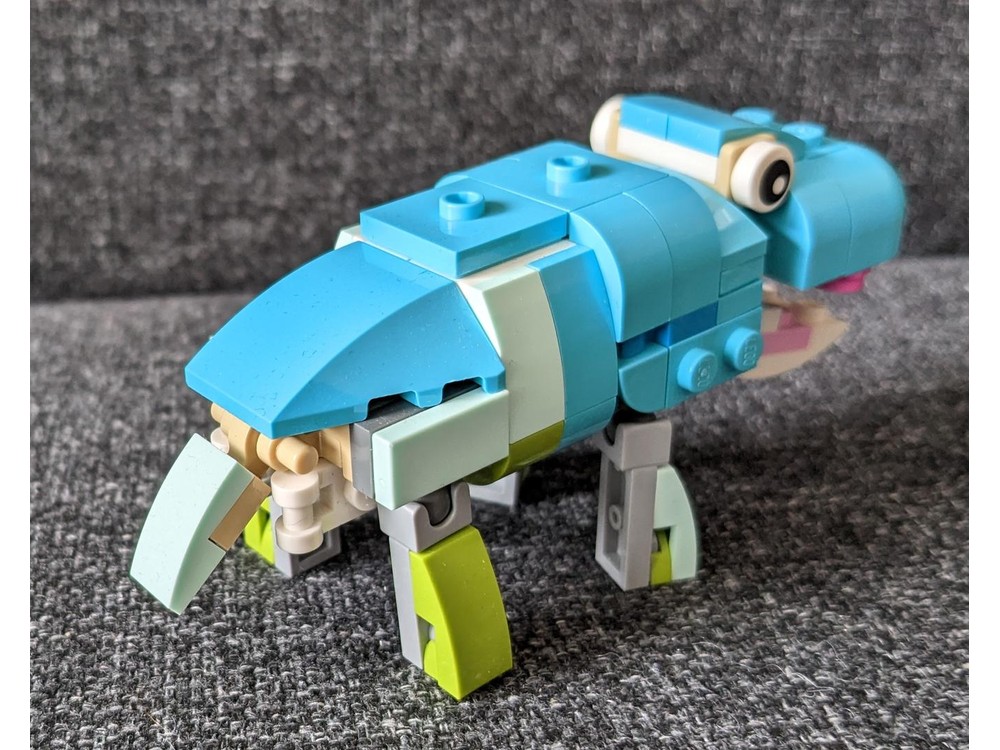 LEGO MOC 31128 Hippo by noamu | Rebrickable - Build with LEGO