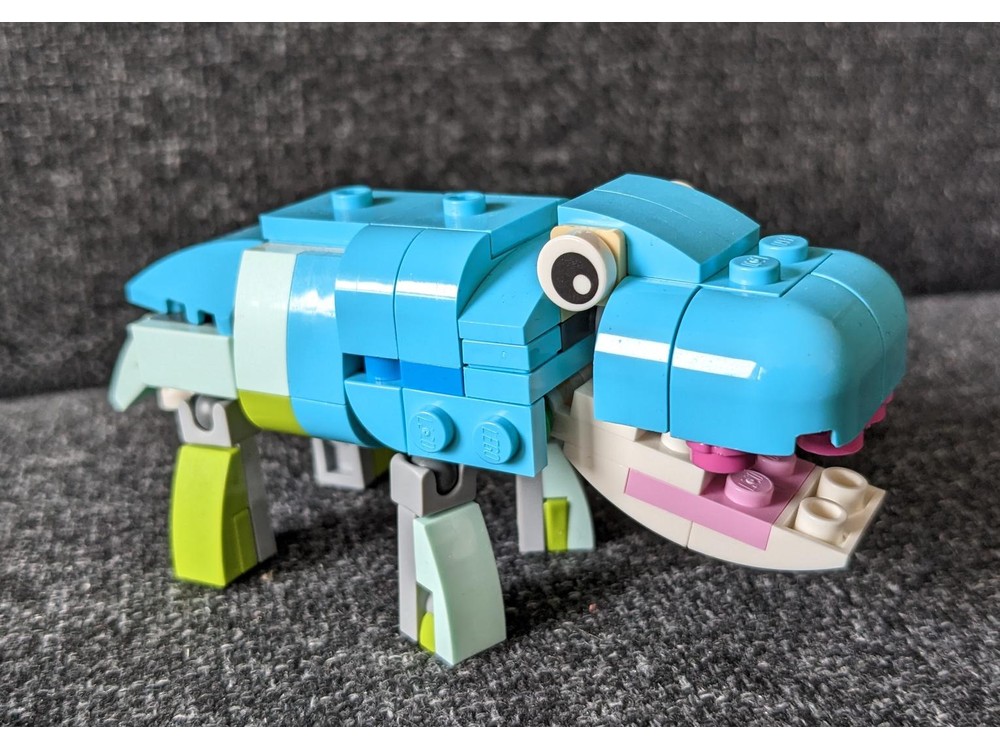 LEGO MOC 31128 Hippo by noamu | Rebrickable - Build with LEGO