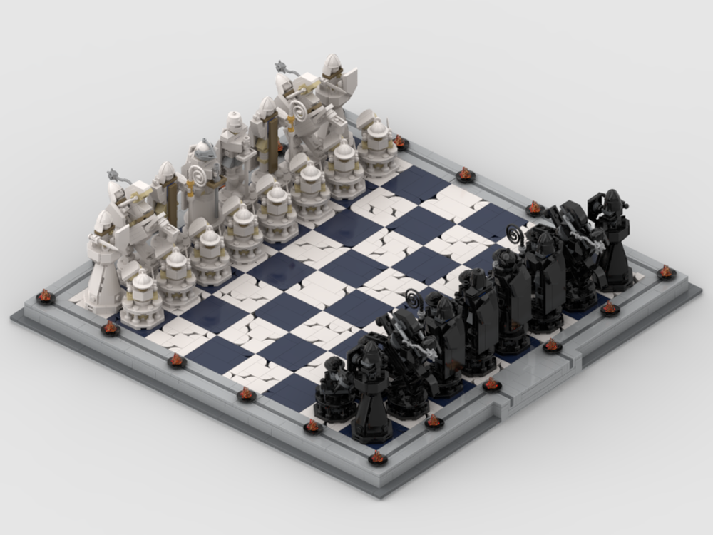 LEGO MOC Wizard's Chess Set by 2x4Productions | Rebrickable - Build ...