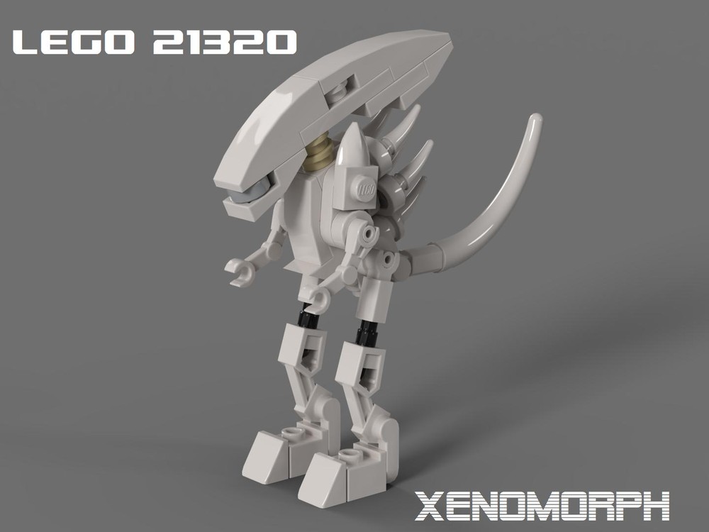 LEGO MOC 21320 Xenomorph by Kirvet | Rebrickable - Build with LEGO