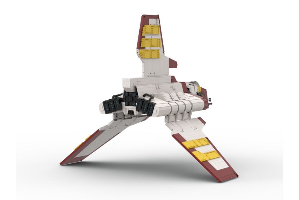 LEGO MOC RHO class transport shuttle Republic by thelegowolfpack ...