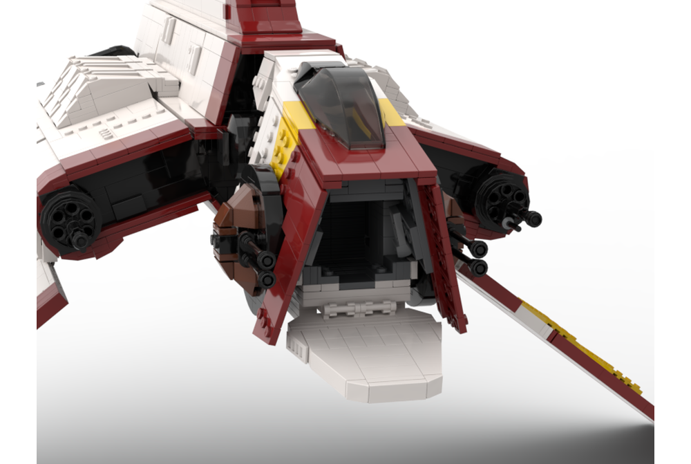 LEGO MOC RHO class transport shuttle Republic by thelegowolfpack ...