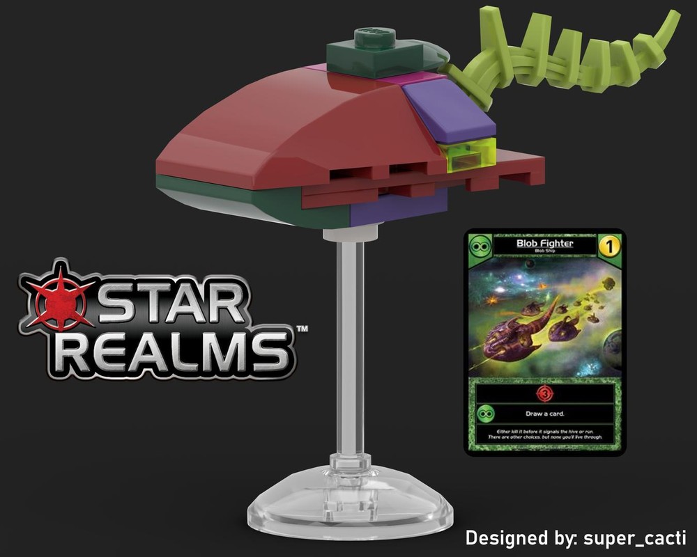 LEGO MOC Star Realms Micro sets, Blob - Blob Fighter by super_cacti ...