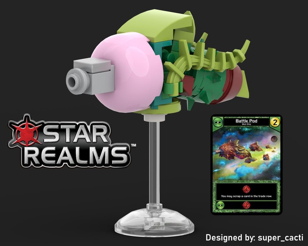 LEGO MOC Star Realms Micro sets, Blob - Battle Pod by super_cacti ...