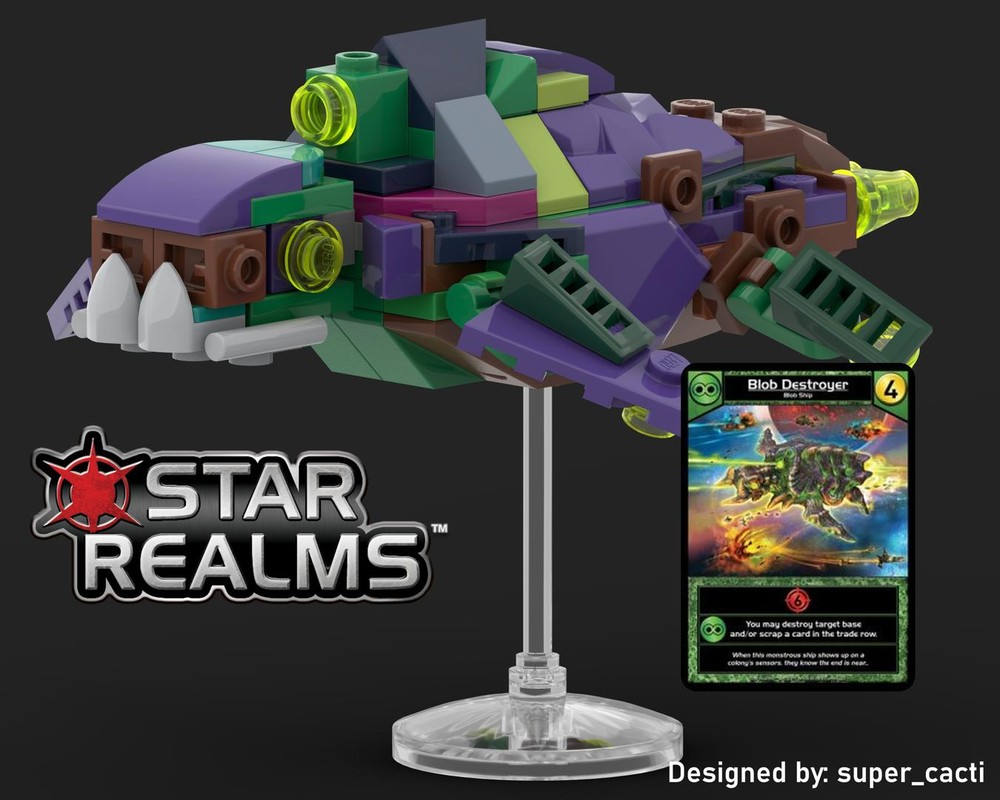 LEGO MOC Star Realms Micro sets, Blob - Blob Destroyer by super_cacti ...