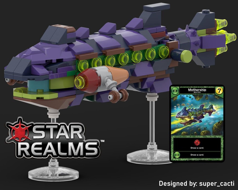 LEGO MOC Star Realms Micro sets, Blob - Mothership by super_cacti ...