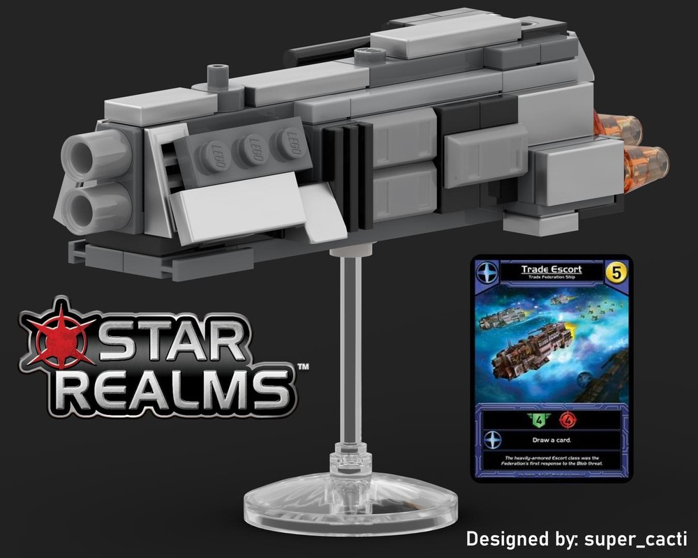 LEGO MOC Star Realms Micro sets, Trade Federation - Trade Escort by ...