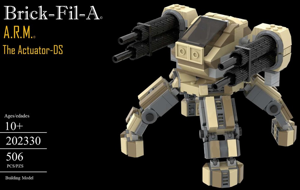 LEGO MOC The Actuator-DS by Brick-Fil-A-Builds | Rebrickable - Build ...