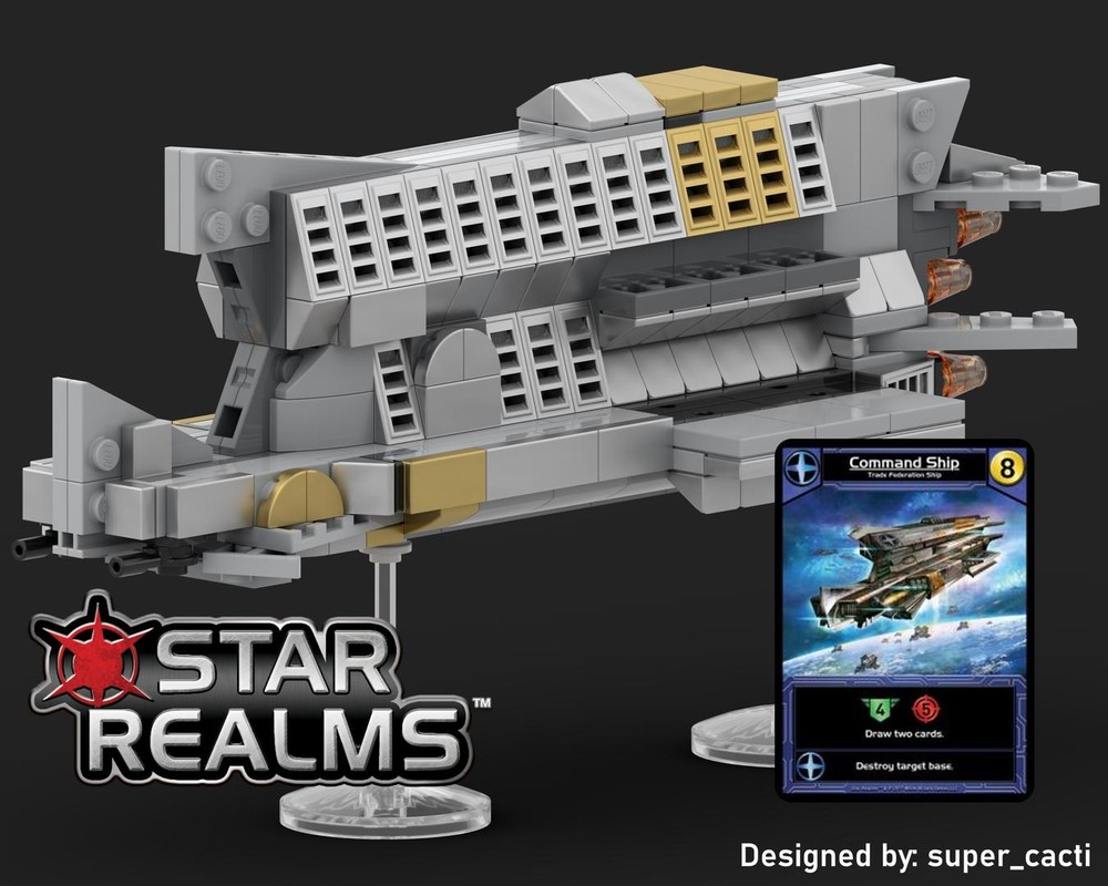 LEGO MOC Star Realms Micro sets, Trade Federation - Command Ship by ...