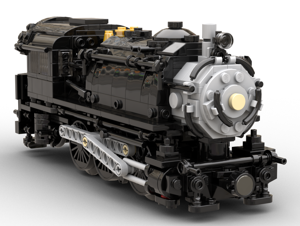 LEGO MOC 1:48 PRR B8a 0-6-0 Tank Engine v1.1 (Powered Up) by ...