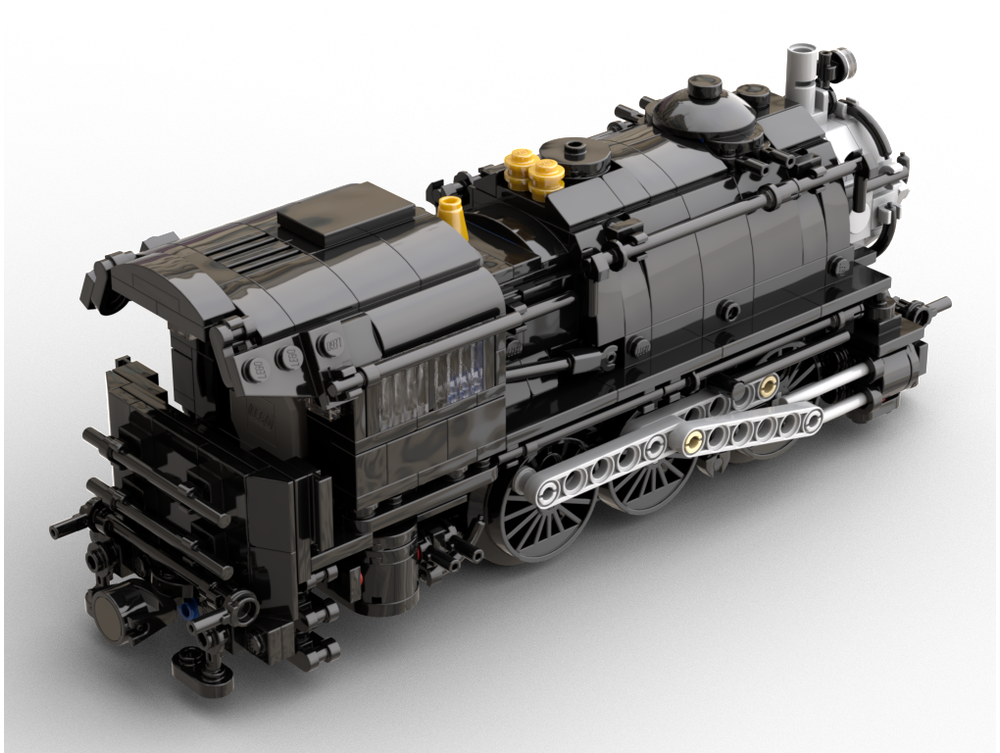 LEGO MOC-147103 1:48 PRR B8a 0-6-0 Tank Engine v1.1 (Powered Up) by ...