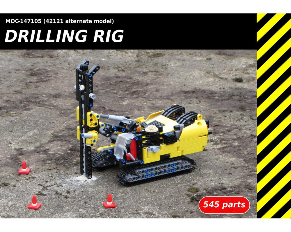 LEGO MOC 42121 alternate - Drilling Rig by johnnym | Rebrickable ...