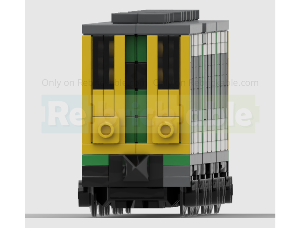 LEGO MOC 4-Wide Class 313 3 Carriage EMU Train In Southern Livery by ...