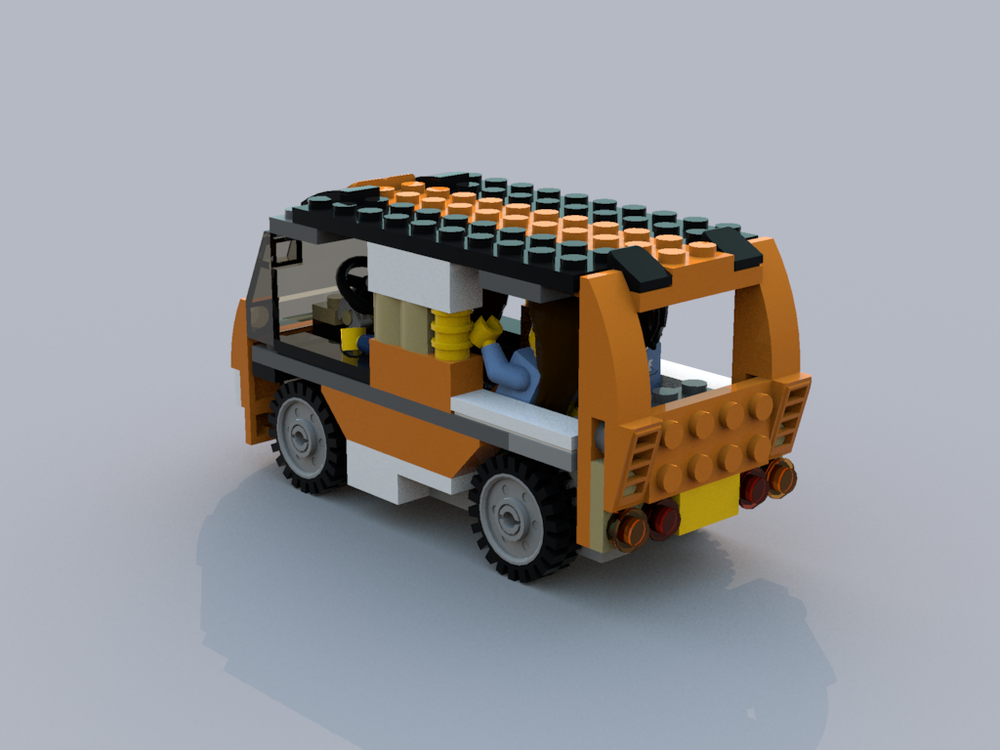 LEGO MOC 31017 -alt- MiniVan by Abokado | Rebrickable - Build with LEGO