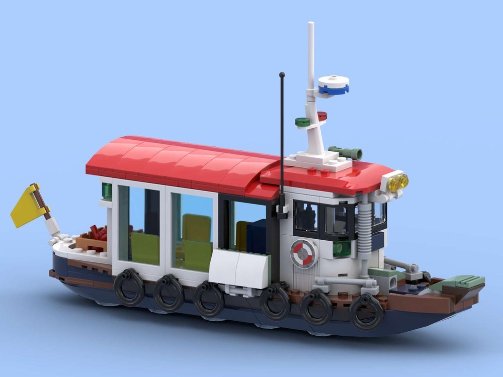 LEGO MOC Tourist Ferry Boat (Ship No. 2) by fidi70 | Rebrickable ...