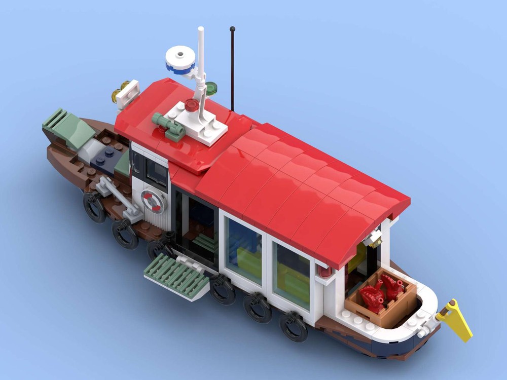 LEGO MOC Tourist Ferry Boat (Ship No. 2) by fidi70 | Rebrickable ...