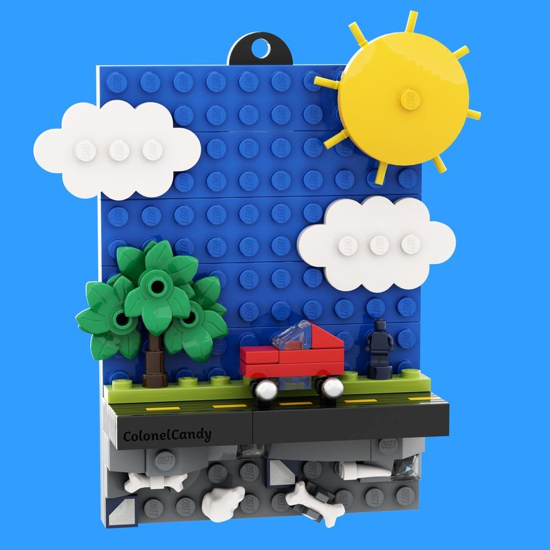 LEGO MOC A Joyful Road Trip - Ready to Hang 3D Frame by ColonelCandy ...