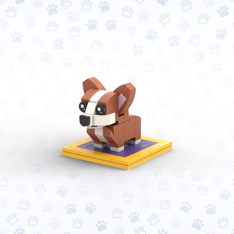 LEGO MOC Pembroke Welsh Corgi (DG001) by DrOctoroc | Rebrickable ...