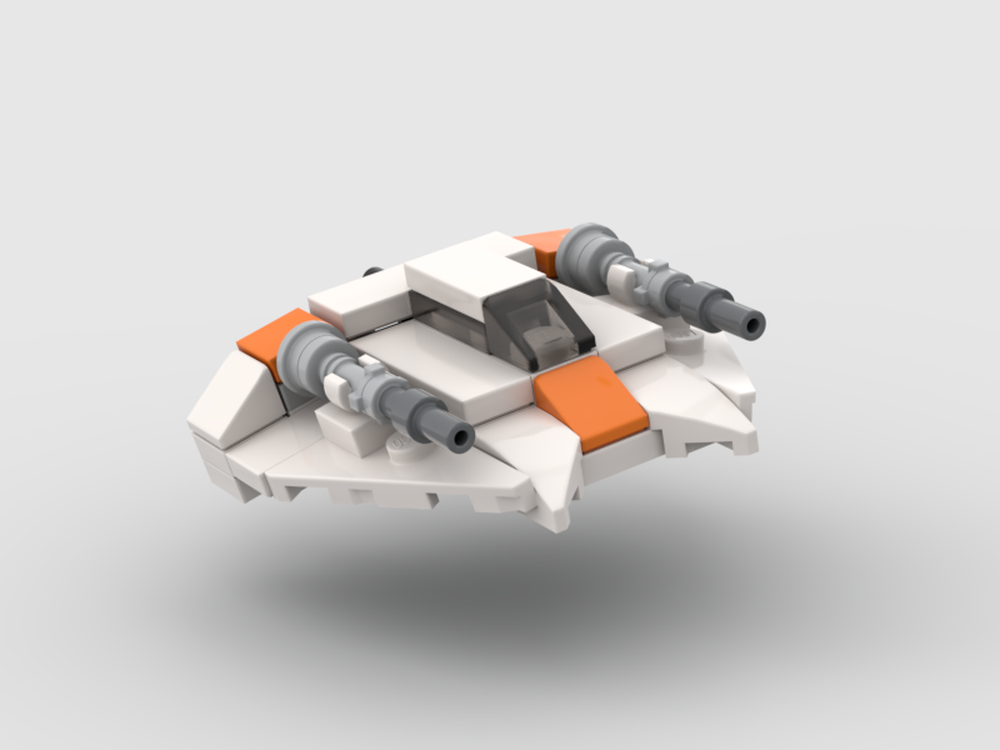 LEGO MOC micro scale snowspeeder by Lego_things_and_stuff | Rebrickable ...