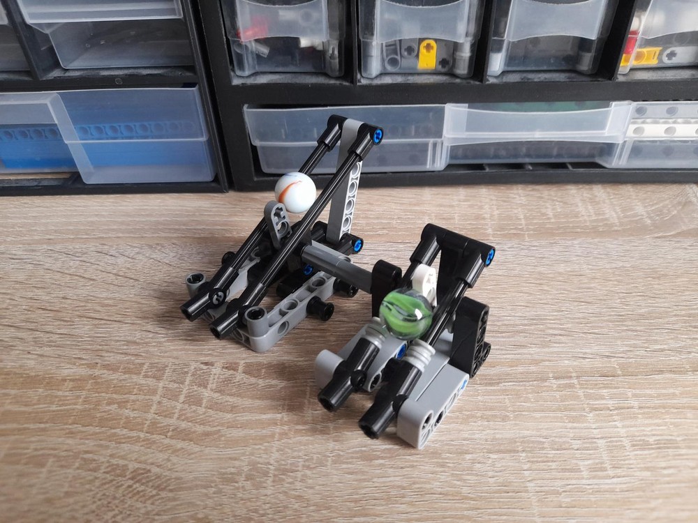 LEGO MOC Marble Starter + Trigger by Space Lizard | Rebrickable - Build ...