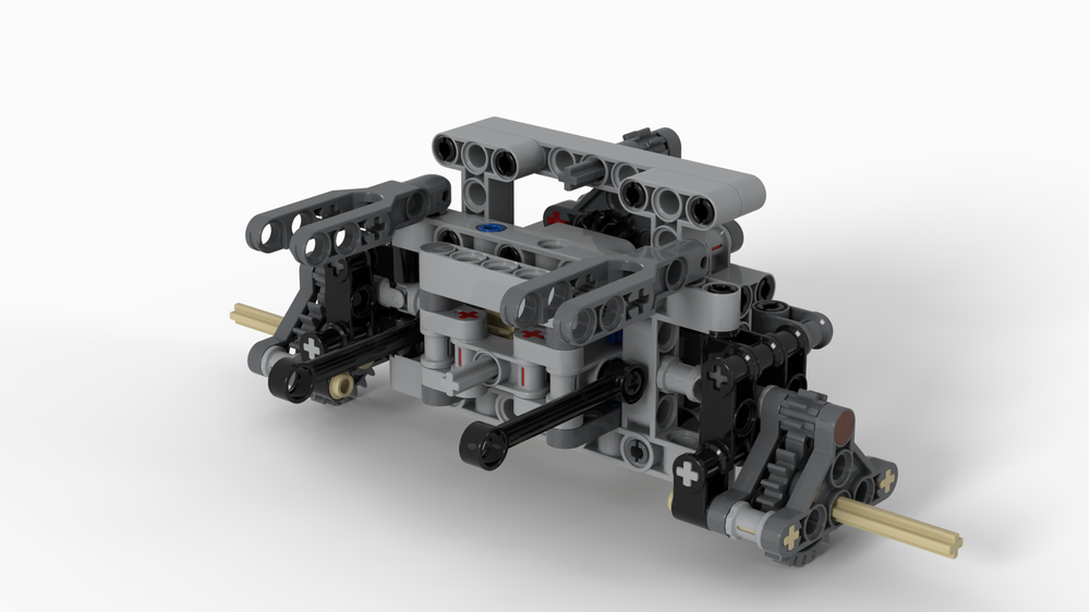 LEGO MOC Front axle for crawler by EmeraldClaw | Rebrickable - Build ...