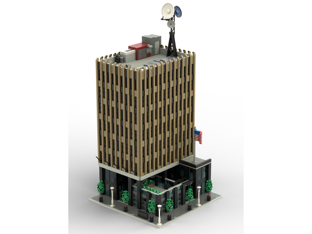 LEGO MOC Federal Building With Law enfocement by Henk_2000 ...