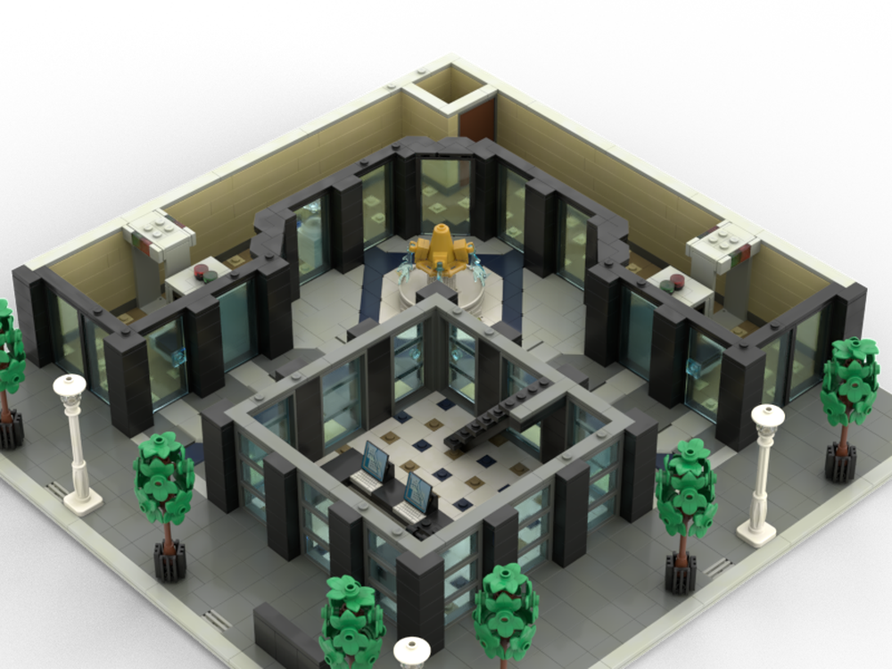 LEGO MOC Federal Building With Law enfocement by Henk_2000 ...