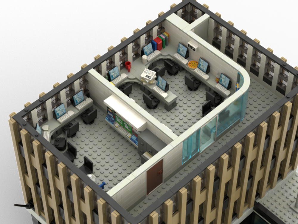 LEGO MOC Federal Building With Law enfocement by Henk_2000 ...
