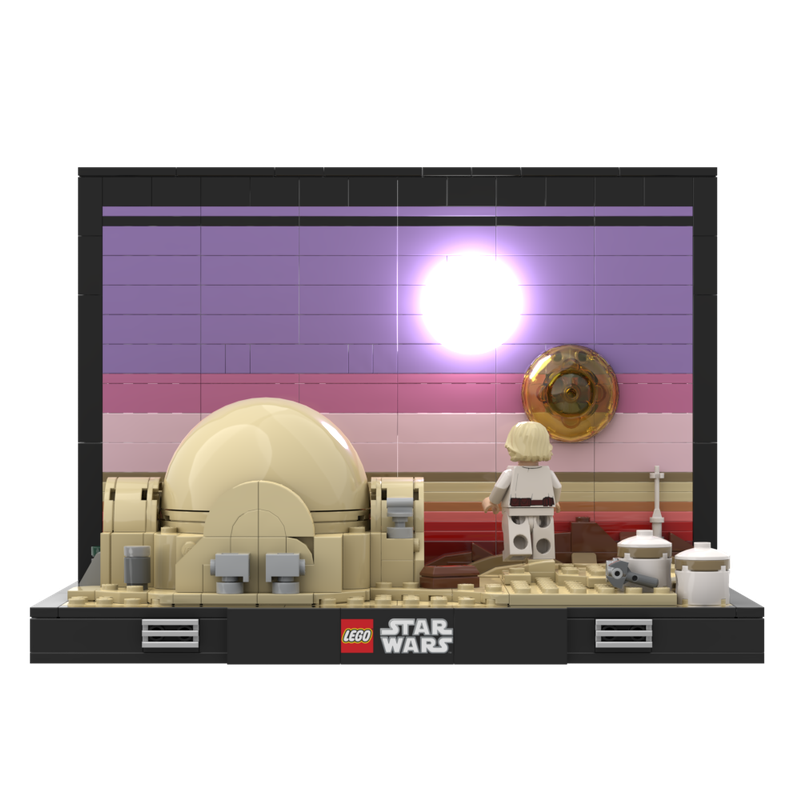 LEGO MOC Binary Sunset from A New Hope Diorama by Dream Build Bricks ...
