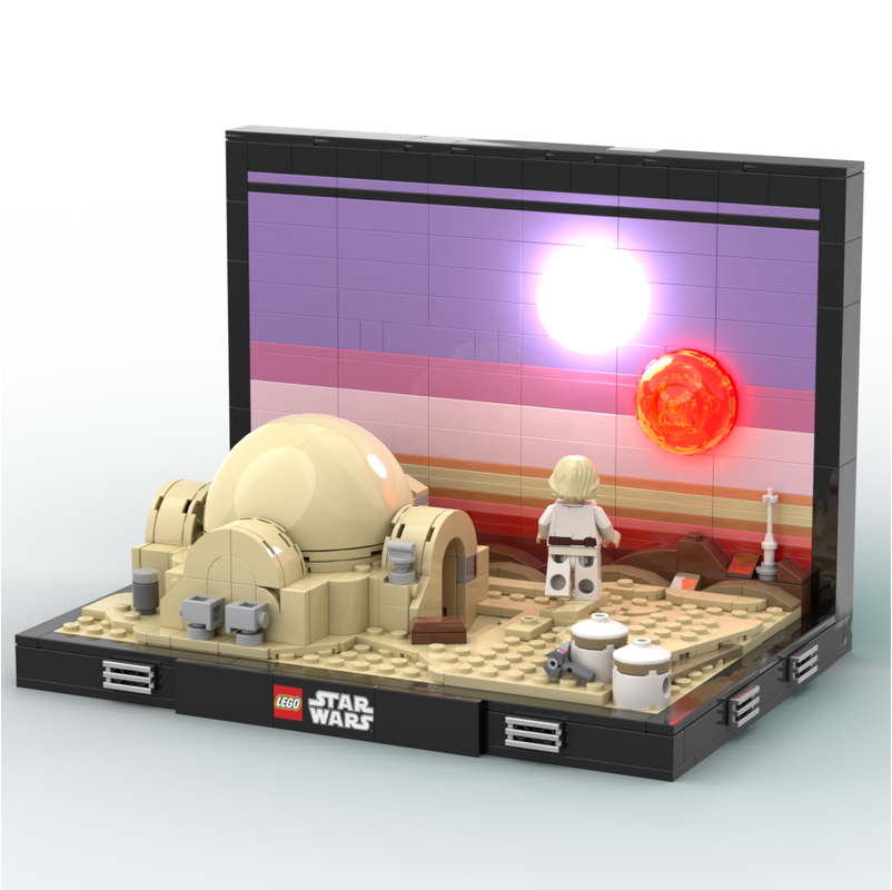 LEGO MOC Binary Sunset from A New Hope Diorama by Dream Build Bricks ...