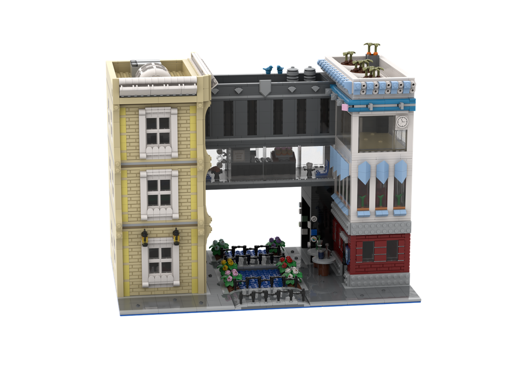 LEGO MOC Modular University Campus by Ner57 | Rebrickable - Build with LEGO