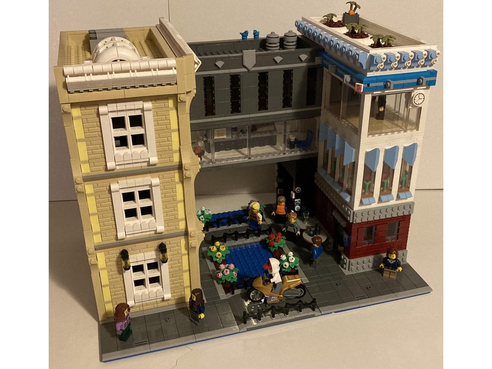 Lego Moc Modular University Campus By Ner57 Rebrickable Build With Lego
