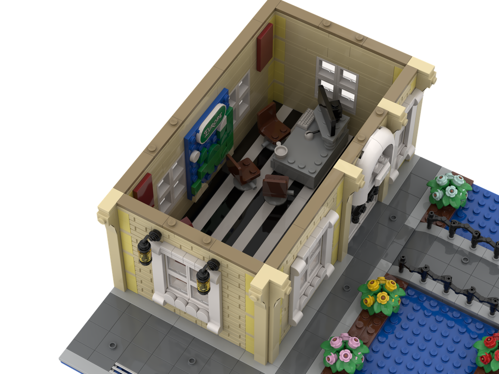 Lego Moc Modular University Campus By Ner57 Rebrickable Build With Lego