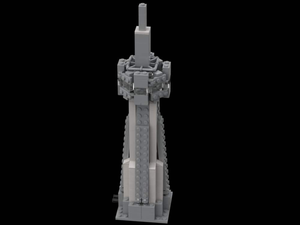 LEGO MOC CN Tower mini modular by ConsiderANapkin | Rebrickable - Build ...
