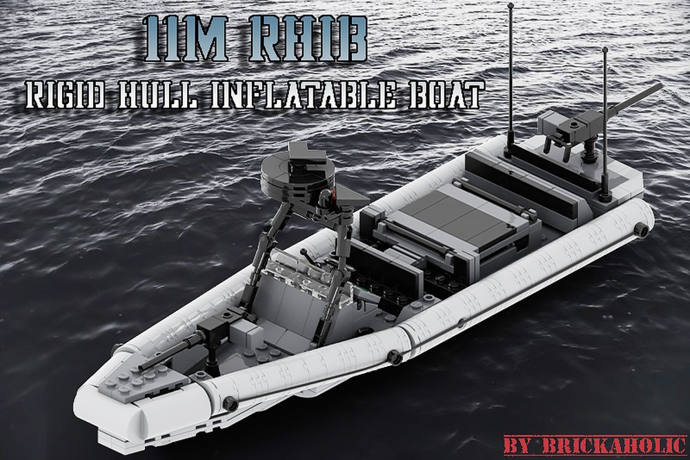 LEGO MOC LEGO 11M RHIB Rigid Hull Inflatable Boat US Navy Army by ...