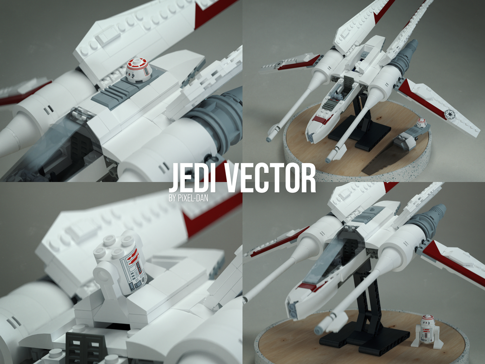 Lego Moc Pixel Dans Vector Starfighter By Pixel Dan Rebrickable